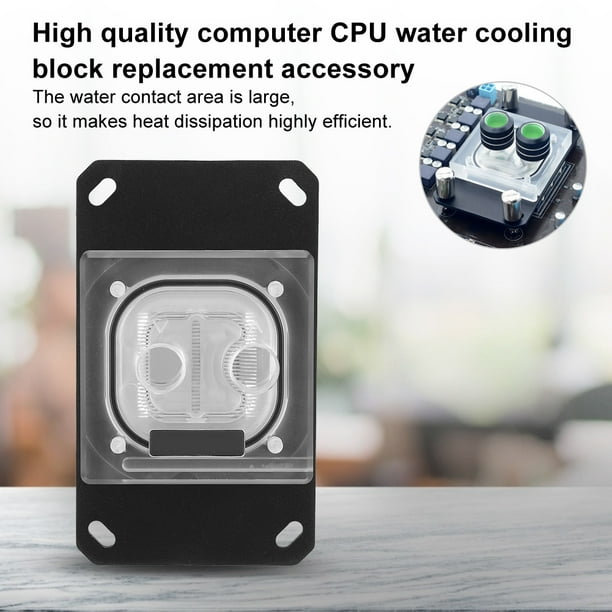 Pmma Material With 3mm Copper Baseplate CPU Water Block, Water Cooling ...