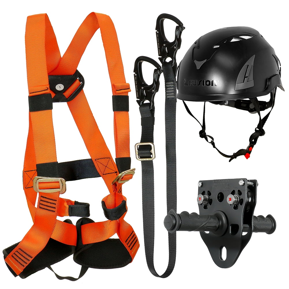Fusion Climb Tactical Edition Kids Commercial Zip Line Kit Harness ...