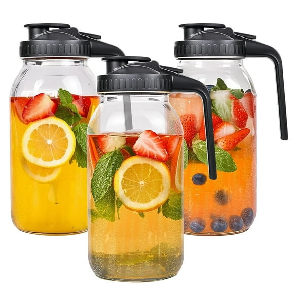 Isvgxsz Plastic Pitcher, Water Pitcher with Lid, Iced Tea Pitcher for ...