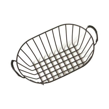 Wire Basket, Iron Storage Bin With Premium Powder Coating Handhold ...
