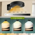 3Pack LED Picture Lights for Wall Rechargeable Battery Picture Frame ...