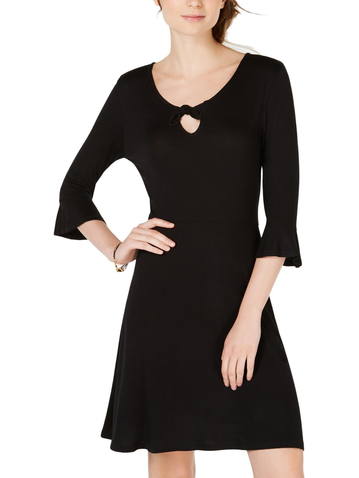 Ultra Flirt Womens Juniors Mini Keyhole Sheath Dress - Walmart.com