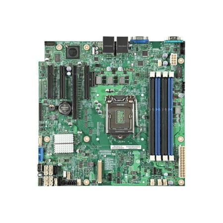 Intel Server Board S1200SPLR - Motherboard - micro ATX - LGA1151 Socket ...