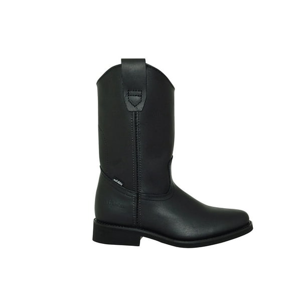 Bota De Trabajo Establo 512 De Piel Con Tacón Caballero Color Negro ...