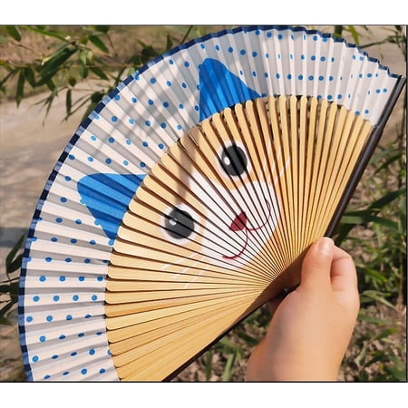 Cat Chinese Cartoon Silk Hand Fan, Cute Cat Fan054633#-- | Walmart Canada