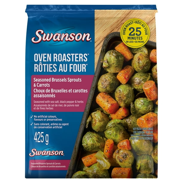Swanson Oven Roasters Seasoned Brussels Sprouts & Carrots: frozen mixed ...