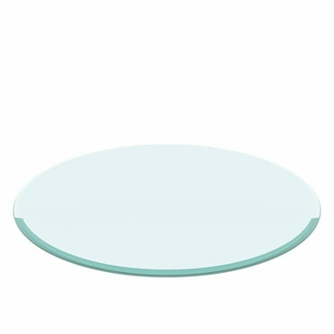 Spancraft Glass 36" Round Table Top, Clear Tempered, 1/2 Inch Thick ...