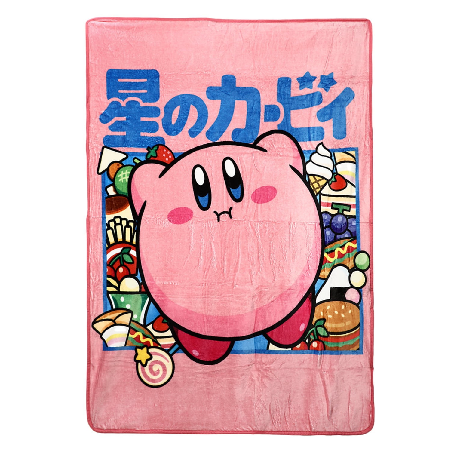 Click here for Bioworld Kirby Character Kanji Throw Blanket 48 X... prices