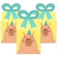 Big Dot of Happiness Capy Birthday - Square Favor Gift Boxes - Capybara ...