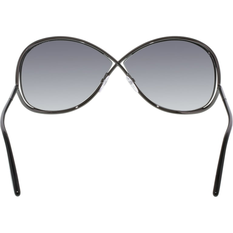 Tom Ford Women's Miranda Round Sunglasses, Gunmetal Frame Tom Ford Women's Miranda Round Sunglasses, Gunmetal Frame