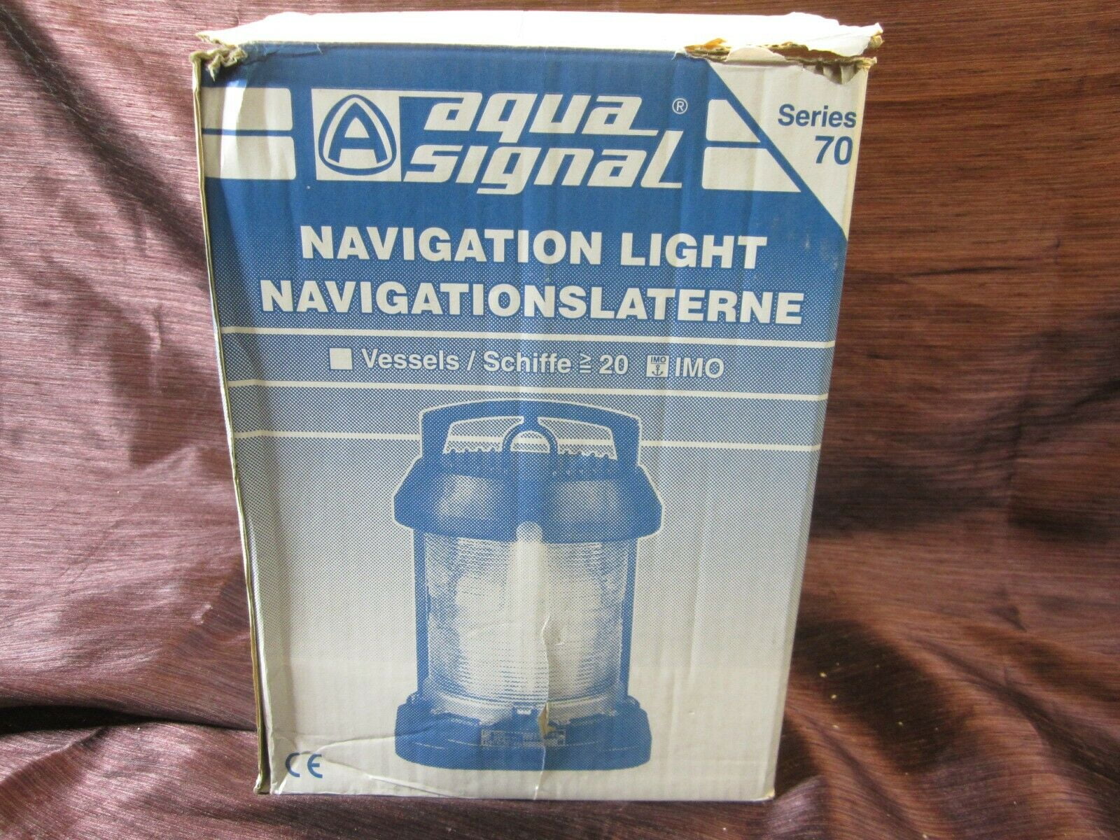 Aqua Signal Series 70 Single Lens Navigation Light Stern Towing Yellow ...