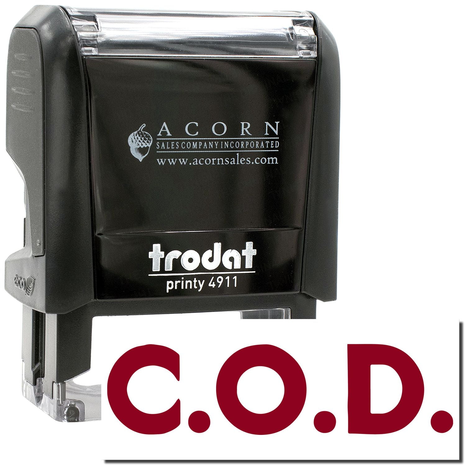 Self-Inking Bold COD Stamp Stamp, Trodat Printy 4911, Press and Print ...