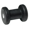 Attwood 11205-1 3x3 Black Rubber Boat Trailer Bow Roller, Non-Marring ...