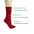 6 Pairs Colorful Slouch Knee High Socks with Thin Sole Shoe Size 5 to ...