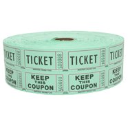Indiana Ticket Company Raffle Tickets - (4 Rolls of 2000 Double Tickets ...