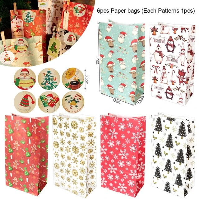 Click here for Fashion Trade Lot De 6 Sacs En Papier Kraft De Noë... prices