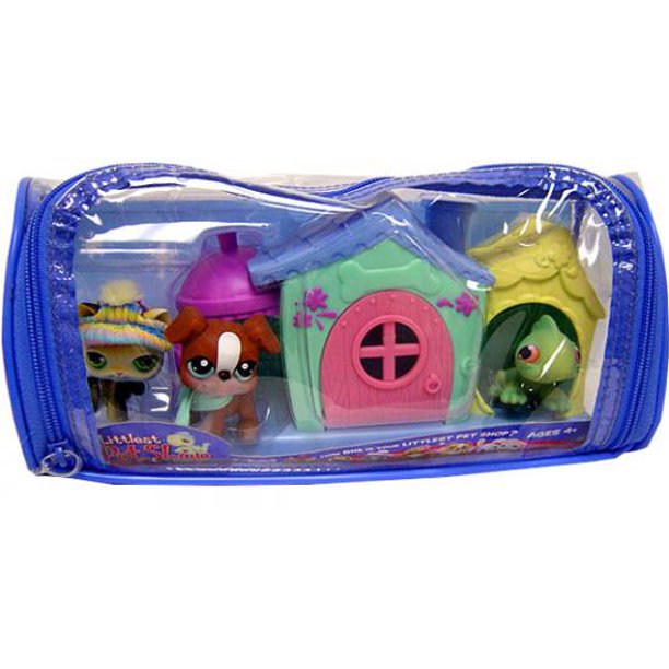 Littlest Pet Shop Winter Vinyl Duffle Bag Figure 3-Pack - Walmart.com