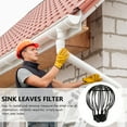 Goilinor 8 Pcs Gutter Guards Leaf Filter Gutter Strainers Roof ... Goilinor 8 Pcs Gutter Guards Leaf Filter Gutter Strainers Roof ...