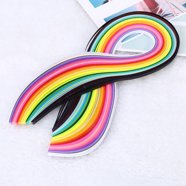 Quilling Paper .125" 500/PkgBlack, White, & Grey - Walmart.com