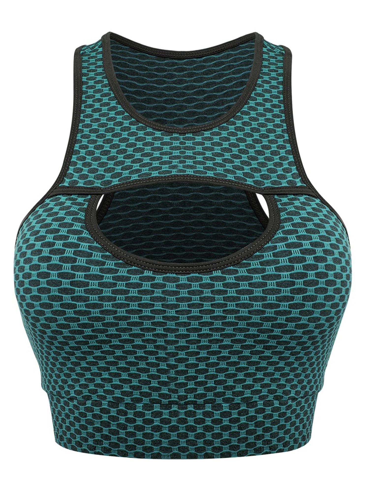 Tinglu Workout Fitness Bras for Women Sport Tops Yoga Bra with Pads ...