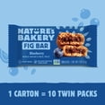 Nature's Bakery Blueberry Fig Bars, 10 Twin Packs, 2 oz Each - Walmart.com