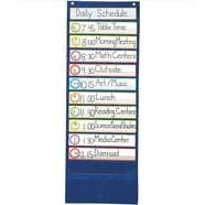 Deluxe Scheduling Pocket Chart | Bundle of 5 - Walmart.com