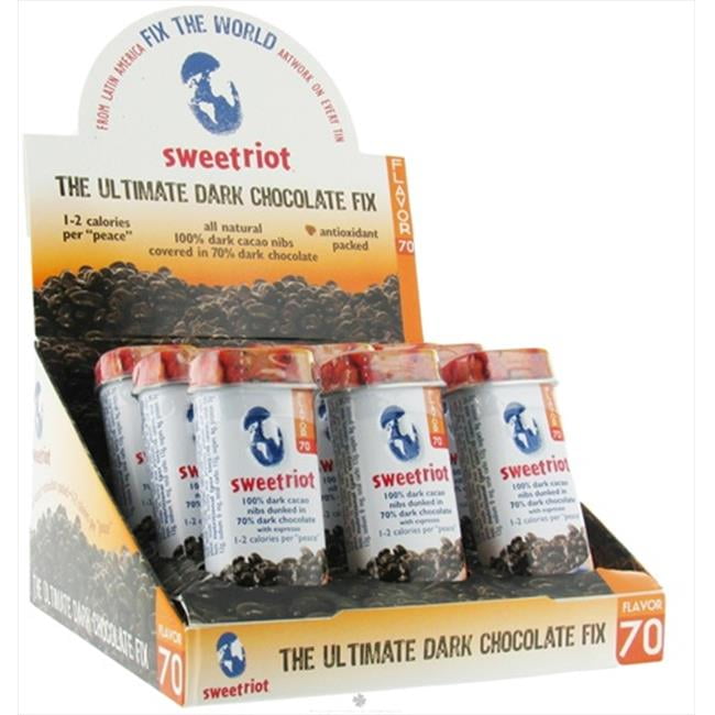 Sweetriot 70% Chocolate Covered Cacao Nibs 1 Oz -Pack of 12 - Walmart ...
