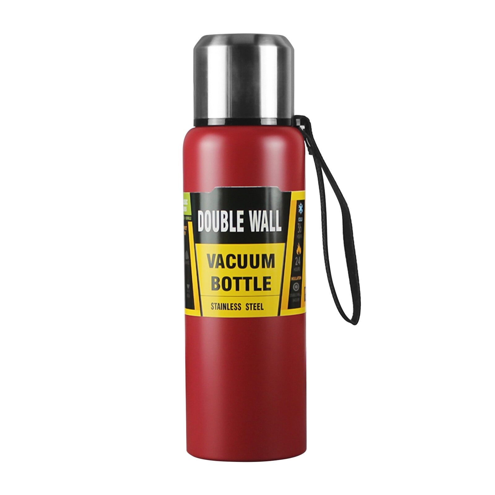 Termo de acero inoxidable de 500ml con tapa ancha - Ideal para deportes ...