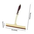Glass Window & Tile Cleaning Squeegee Scraper | Ergonomic Handle for ...