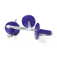 Mill 3/16" Rivet Large Flange Aluminum Head Steel Mandrel Blind Pop ...