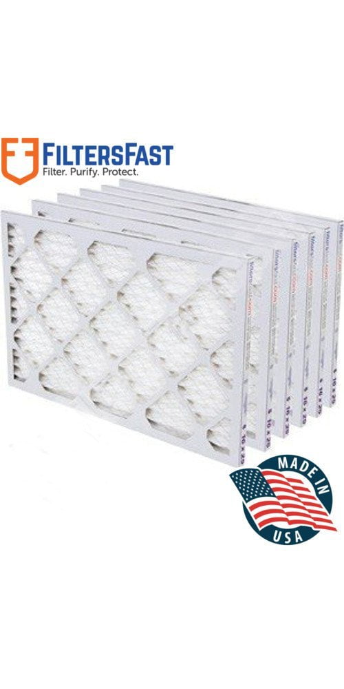 30x30x1 1" Pleated Air Filter Merv 8 - 6 pack by Filters Fast (Actual ...