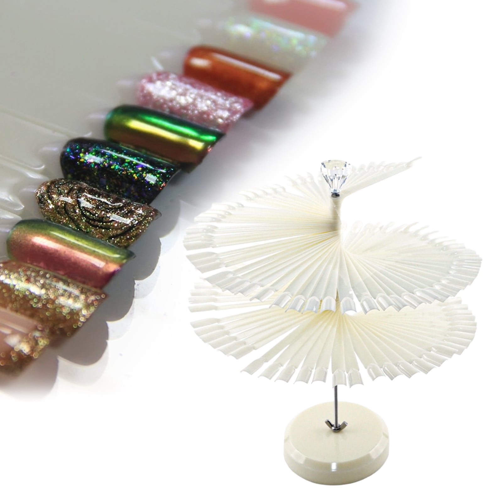 CherryHome Nail Swatch Sticks Set Spiral Shape Accurate Color ...