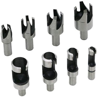 Universal Plug Bits for Smooth Hole Plugging 1/2''-8mm Woodworking Plug ...