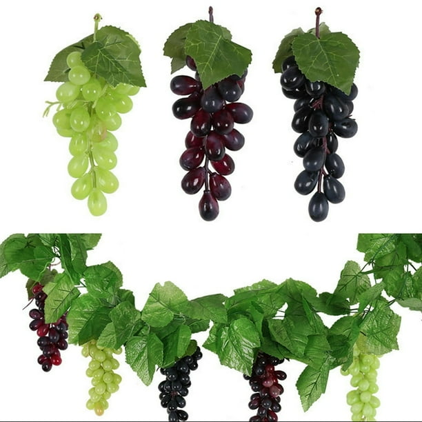 POINTERTECK 6pcs/sets Realistic Simulation Vines Fruit Props Suitable ...