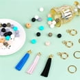 Set of 84 Keychain Making DIY Crafts DIY Keychains Materials Kits ...