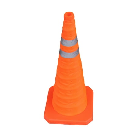 wuaynoat 70cm Collapsible Traffic Cone Road Multi Purpose Folding for ...