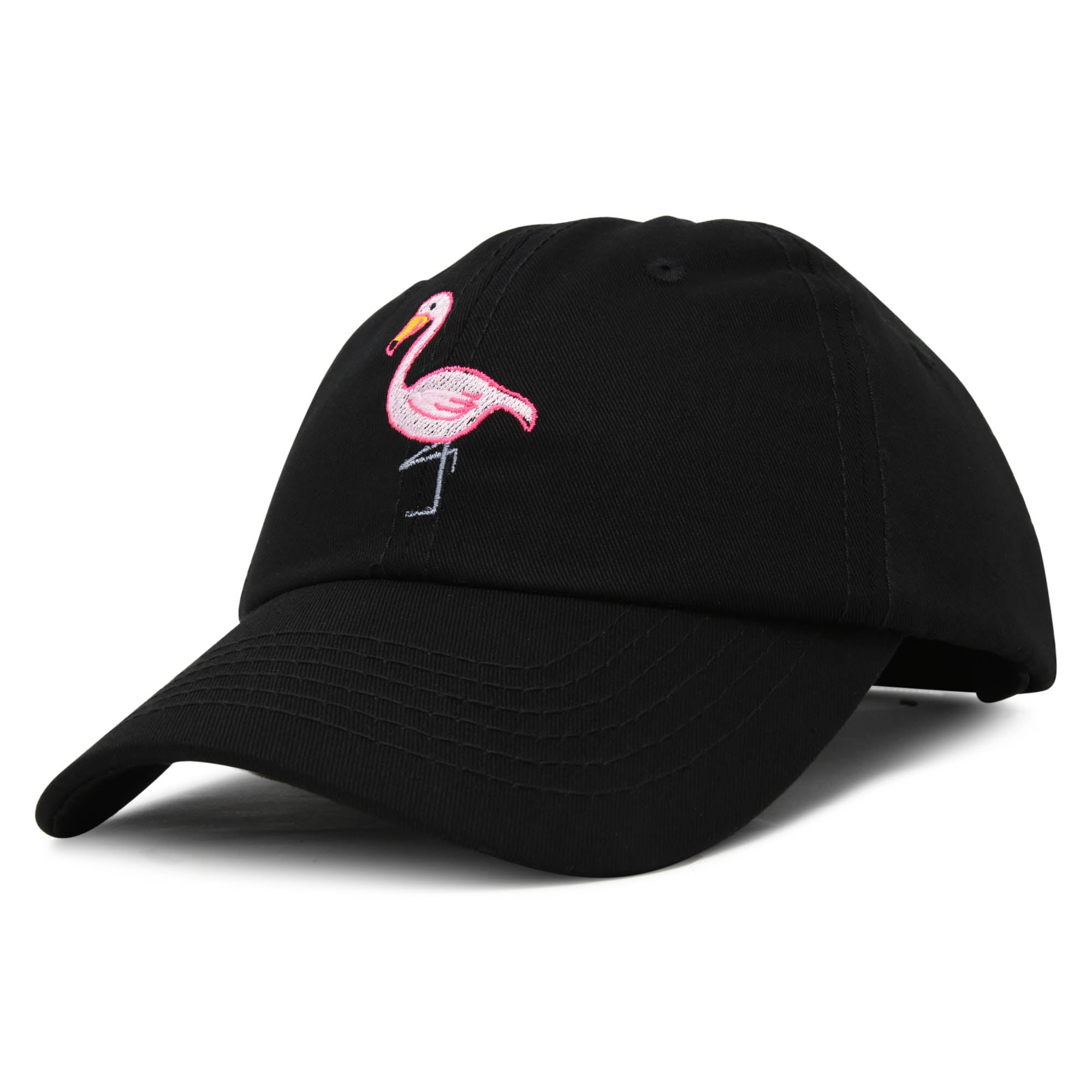 DALIX Flamingo Hat Women's Baseball Cap in Black - Walmart.com