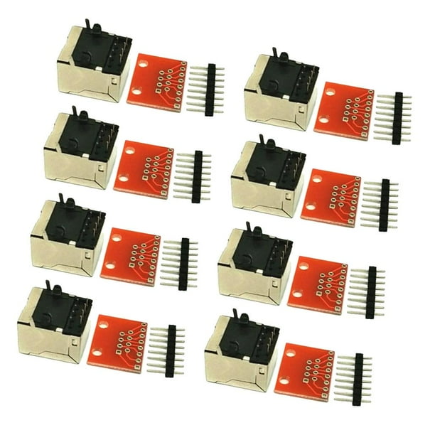 8 Pieces Small 8P Connector Adapter for Jacks - Walmart.ca