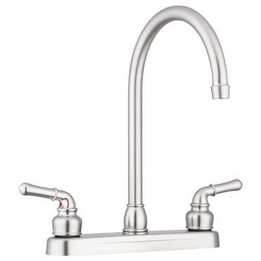 Lead Free Two-Handle Kitchen Faucet, Chrome - Walmart.com