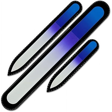 Ergonomic Glass Nail File Set, Drop Ergo File Collection by Bona Fide ...