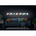 17.13"x5.51" Friends Neon Light Sign LED Night Lights USB Operated ...