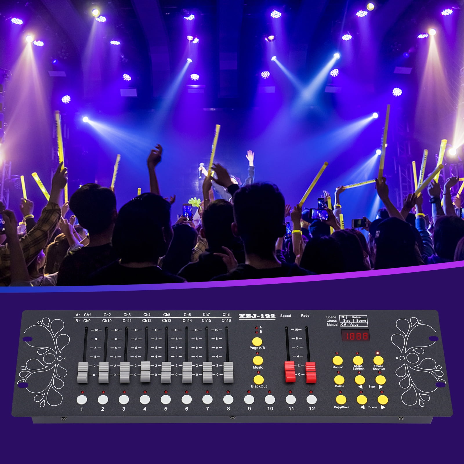 Miumaeov DMX Controller, DMX Console, Premium DMX Stage Lighting ...