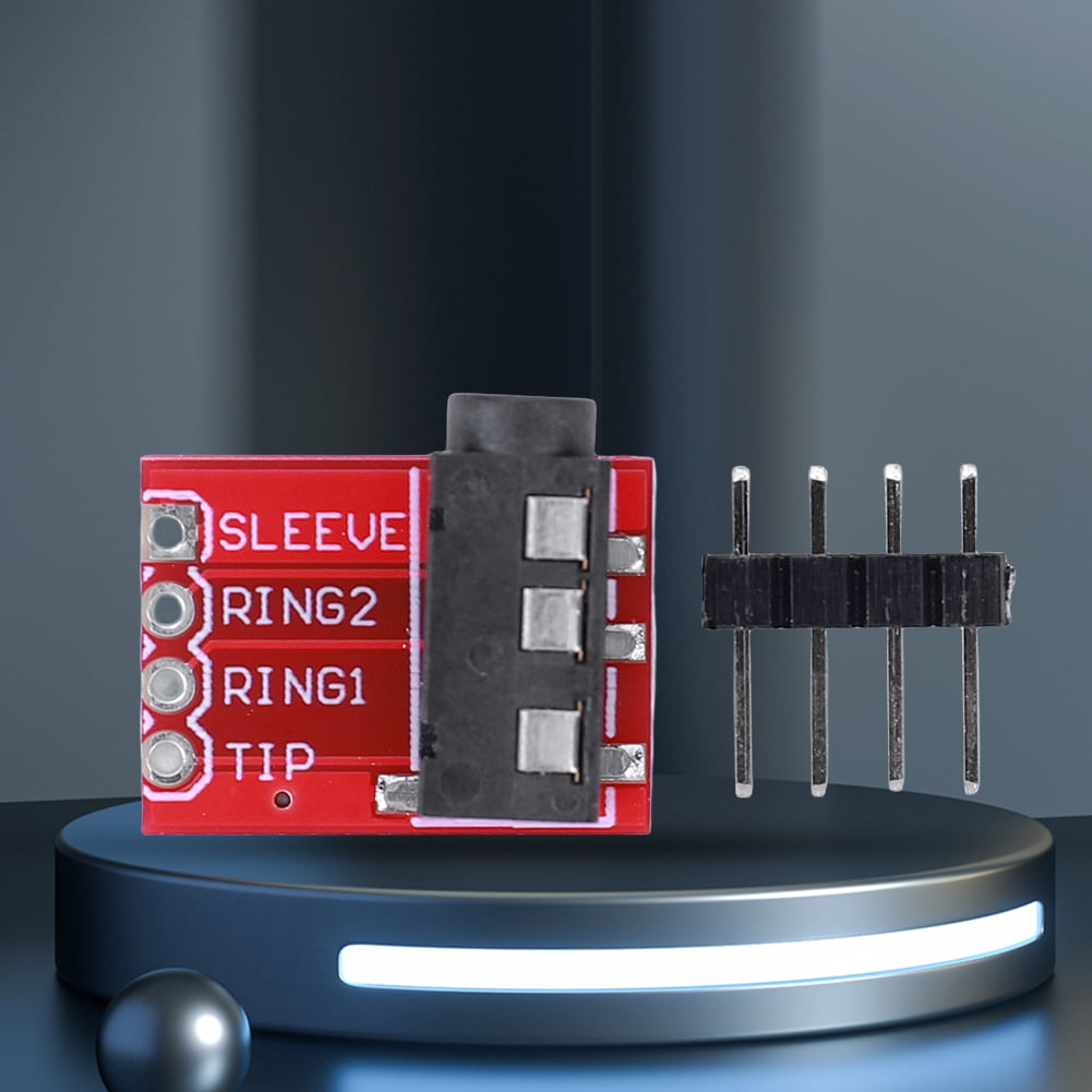 TRRS 3,5 mm Jack Audio Jack Conector 3 Conductores Breakout Board ...