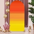Arch Backdrop 7.2 Ft, Red Yellow Ombre Spandex Stretch Fitted Arch ...