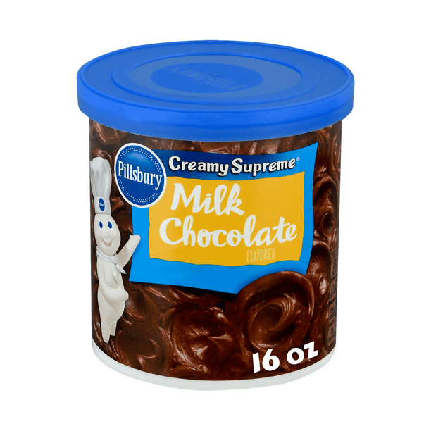 Pillsbury Creamy Supreme Milk Chocolate Frosting, 16 oz Tub - Walmart.com