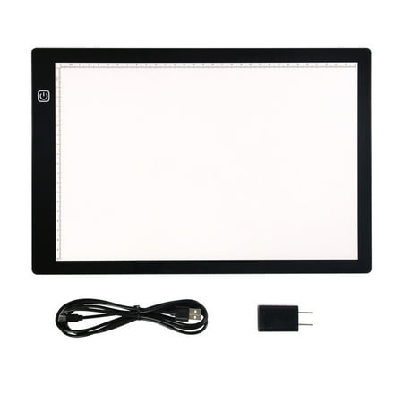 Tatum88 A4 Lighted Tablet, Ultra Thin Power Adjustable Brightness LED ...