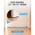 Advanced Fuzzy Door Draft Stopper Noise Blocker -阻挡 wind, dust, noise ...