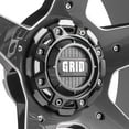 Grid OffRoad GD4 Custom Wheel for 17" x 9" inch Gloss Graphite with ...