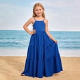Big Girls Party Dresses Elegant Holiday With Textured Solid Color ...
