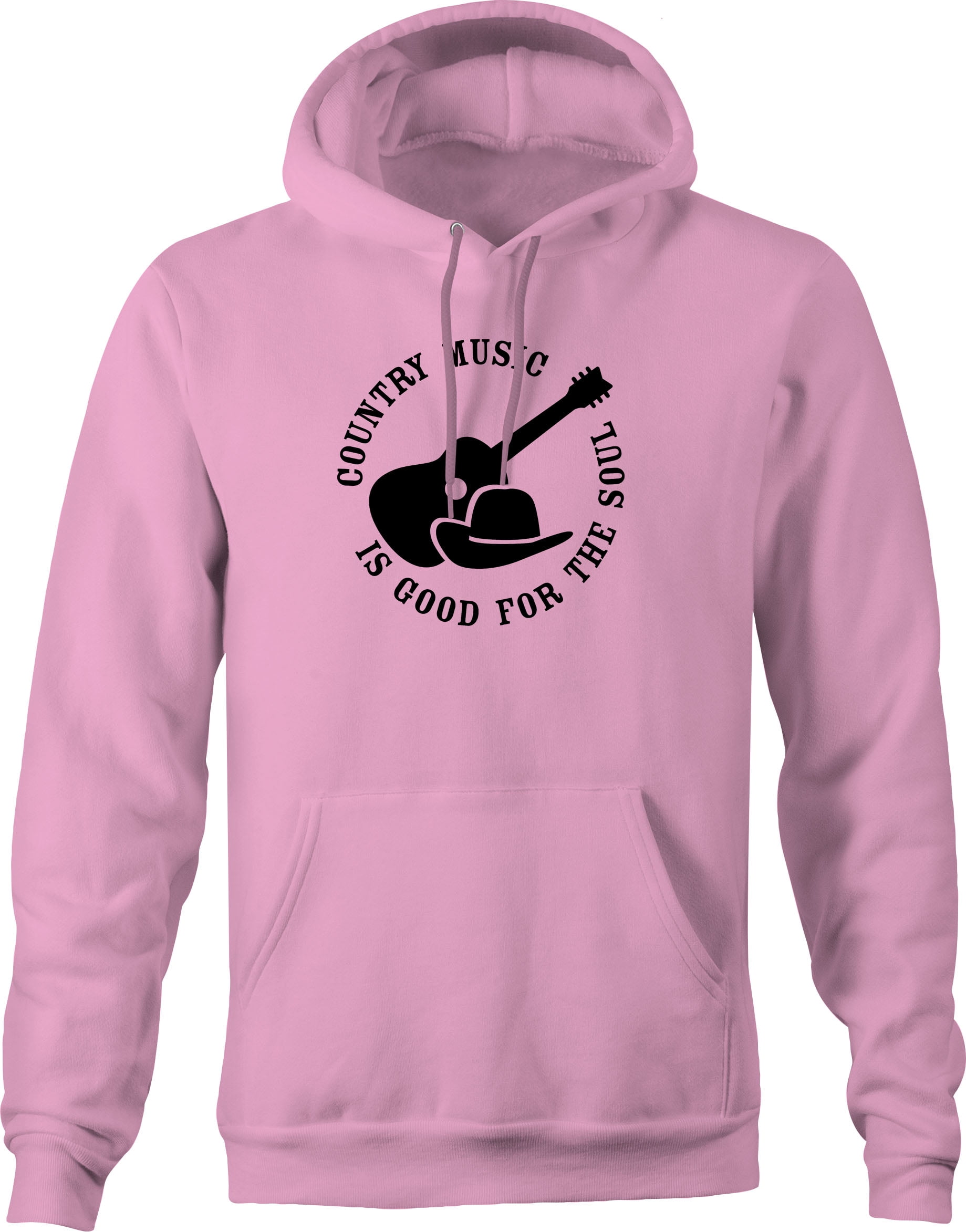 Pink Country Music Is Good For Soul Guitar Cowboy Hat Southern SM ...